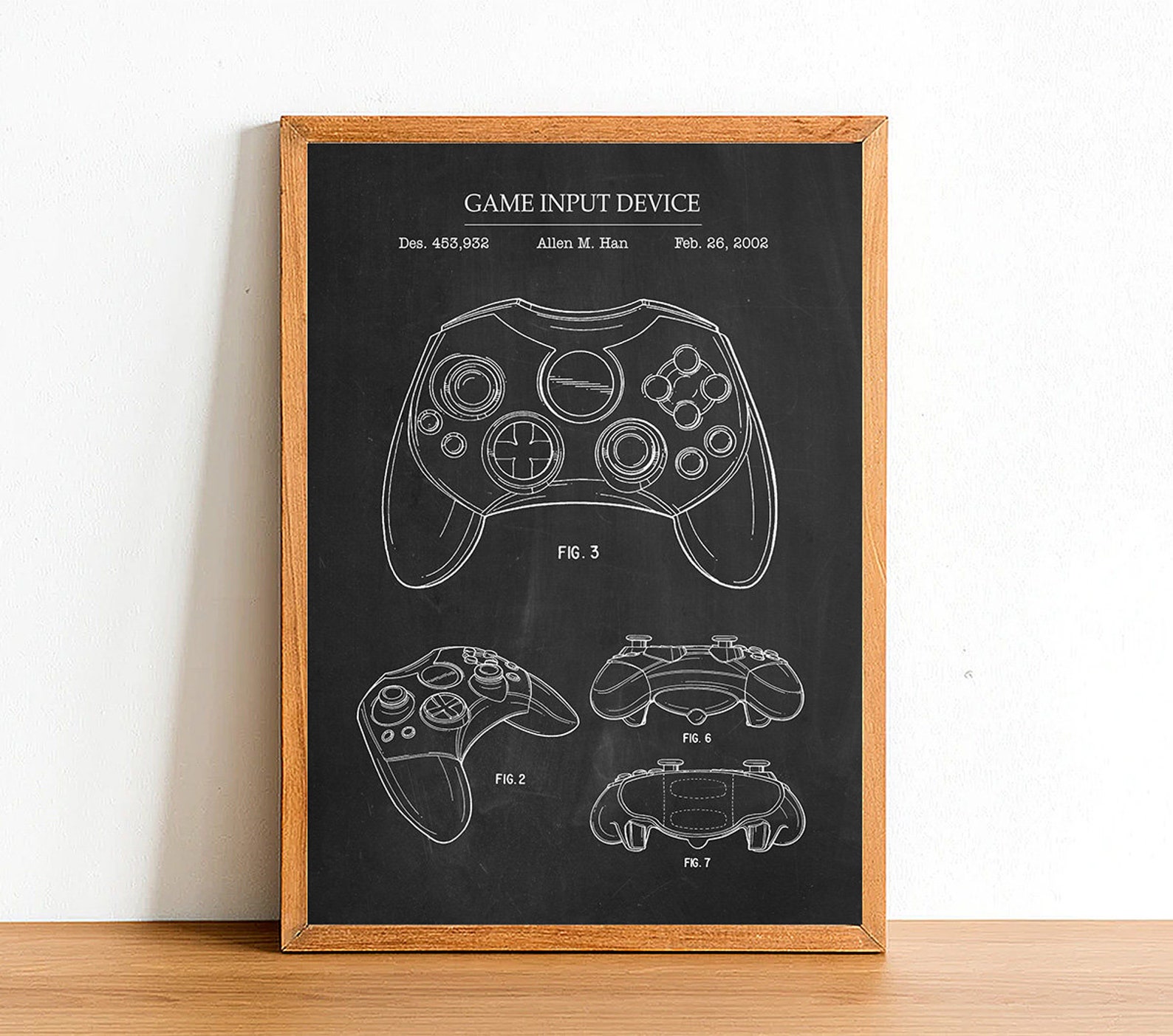 XBOX CONTROLLER Patent Poster Print A4 A3 A2 Prints Home - Etsy