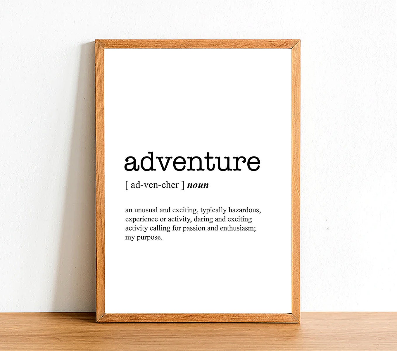 ADVENTURE Word Definition Poster Print Urban Dictionary | Etsy