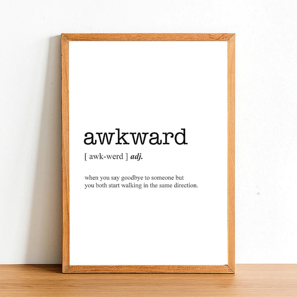 Awkward - Etsy UK