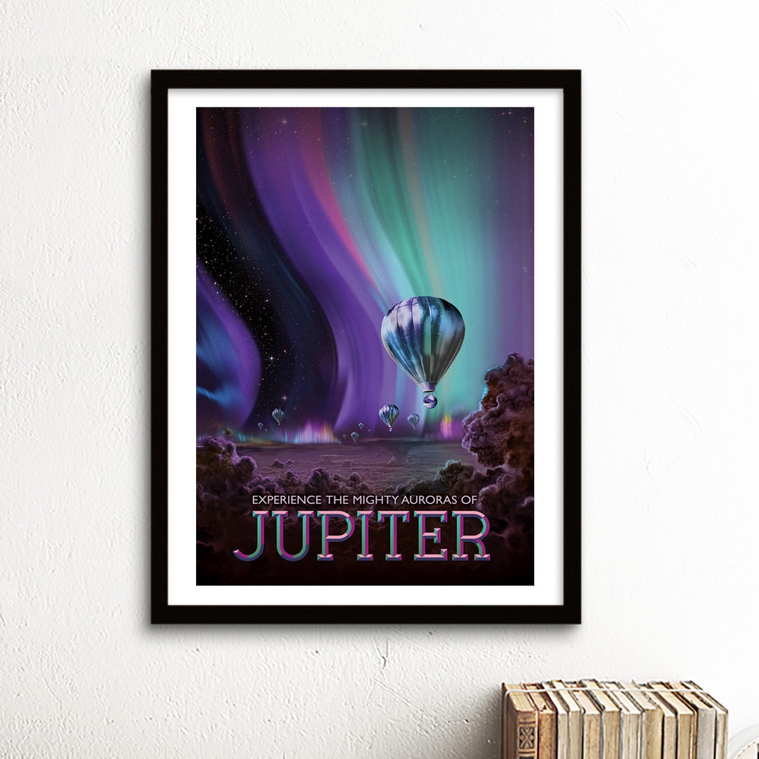 Jupiter - NASA Space Travel Poster Print - Satin Paper - A4 A3 A2 ...
