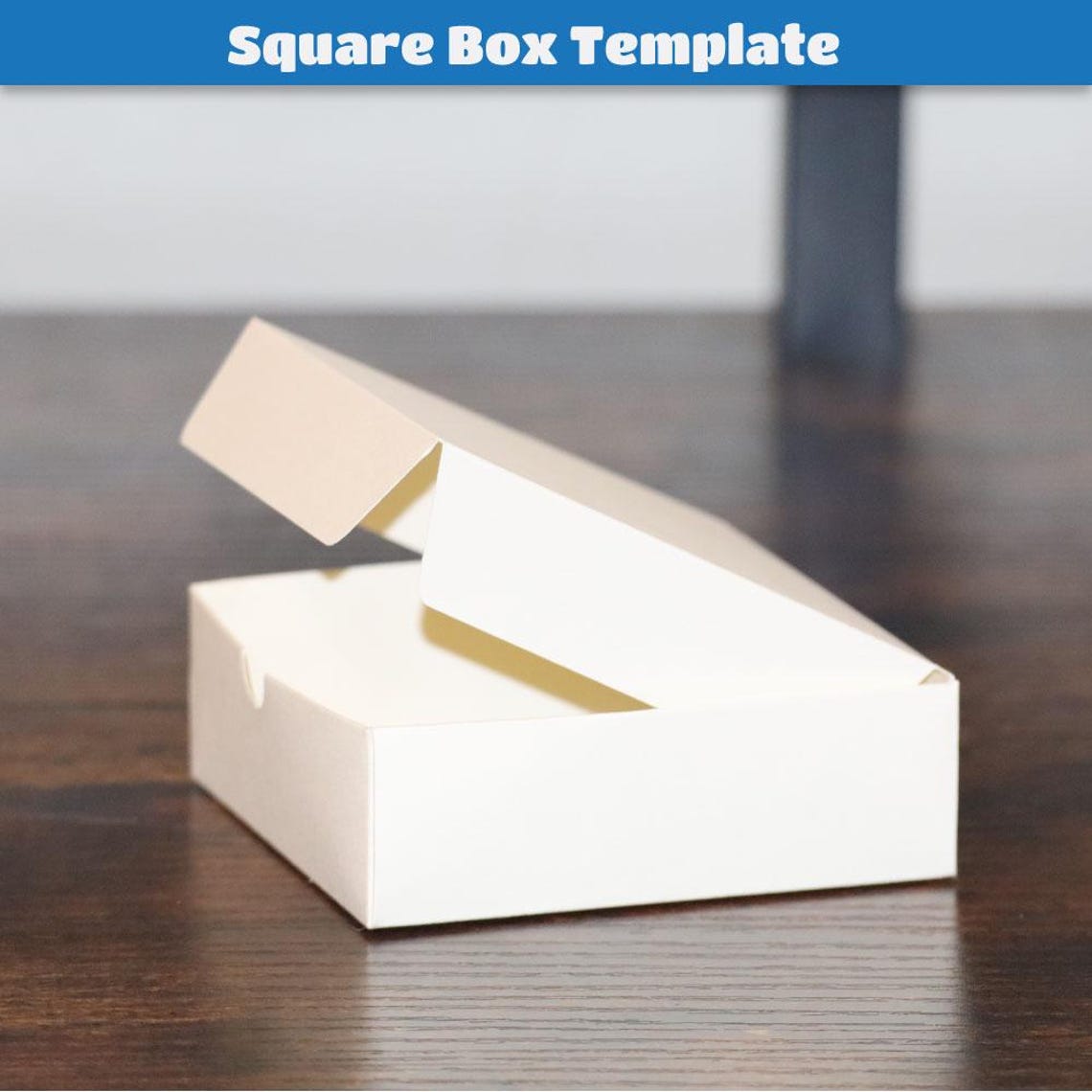 3x3x1 Square Box Template (svg, Ai, Eps, Png, Pdf, Dxf Files) - Etsy