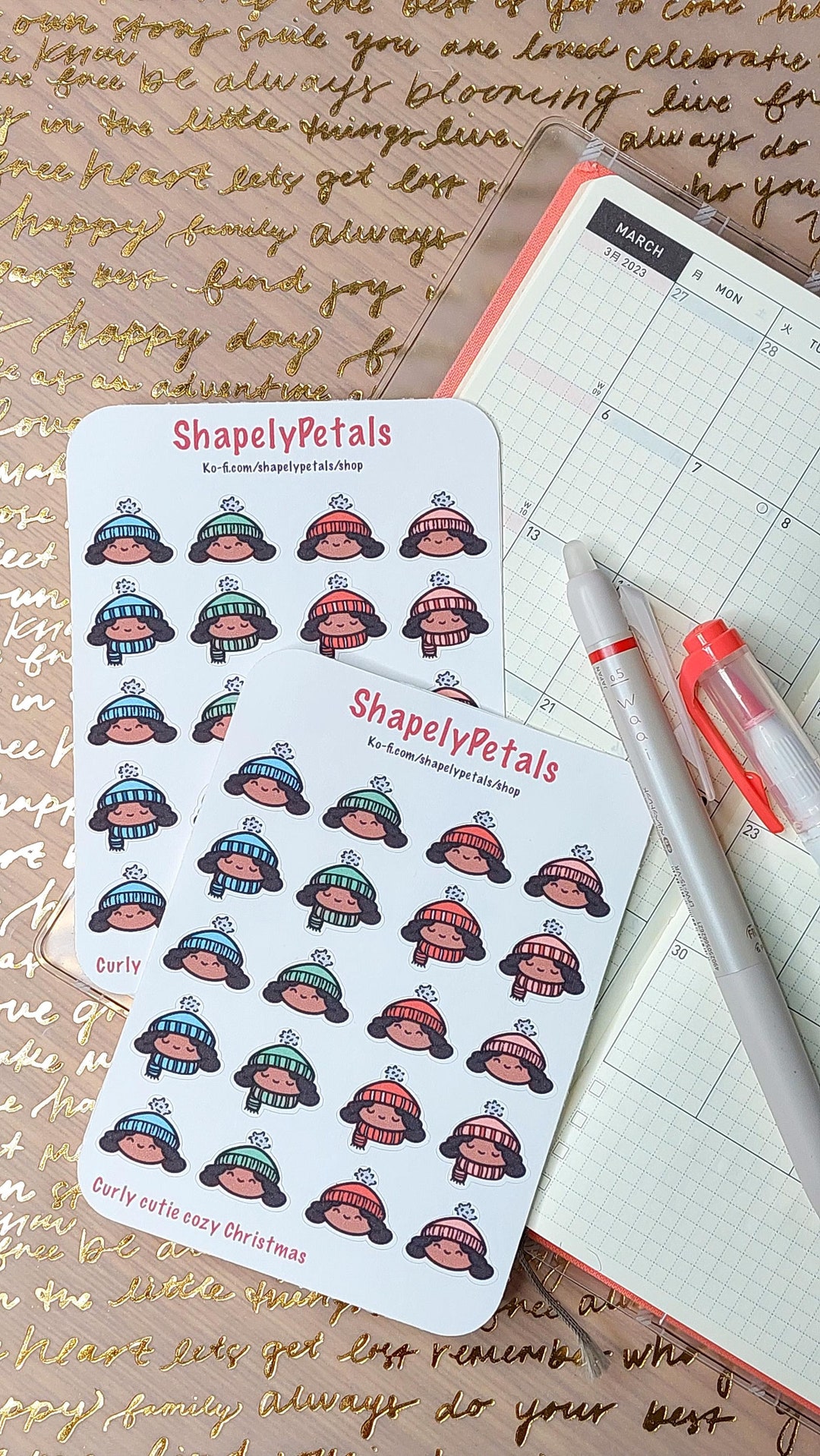 Christmas Emoties, POC Christmas Planner Stickers, POC Christmas ...