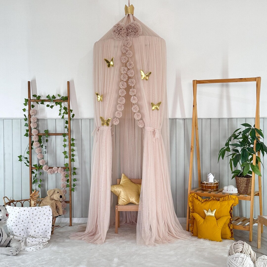 Camel Canopy, Tulle Bed Canopy, Bed Baldachin, Montessori Bed, Canopy ...