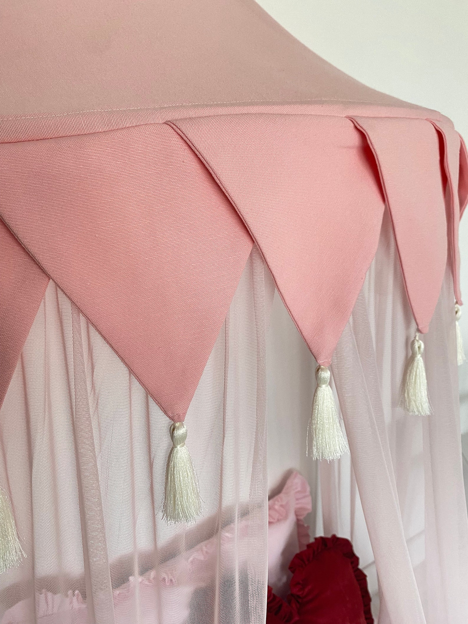 Kids Play Tent for Girls Soft Smooth Canopy Bedding Reading Nook Kids ...