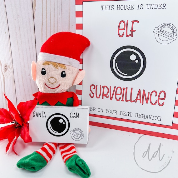 Elf Surveillance Bundle Santa Spy Cam Kit Santa is Always - Etsy
