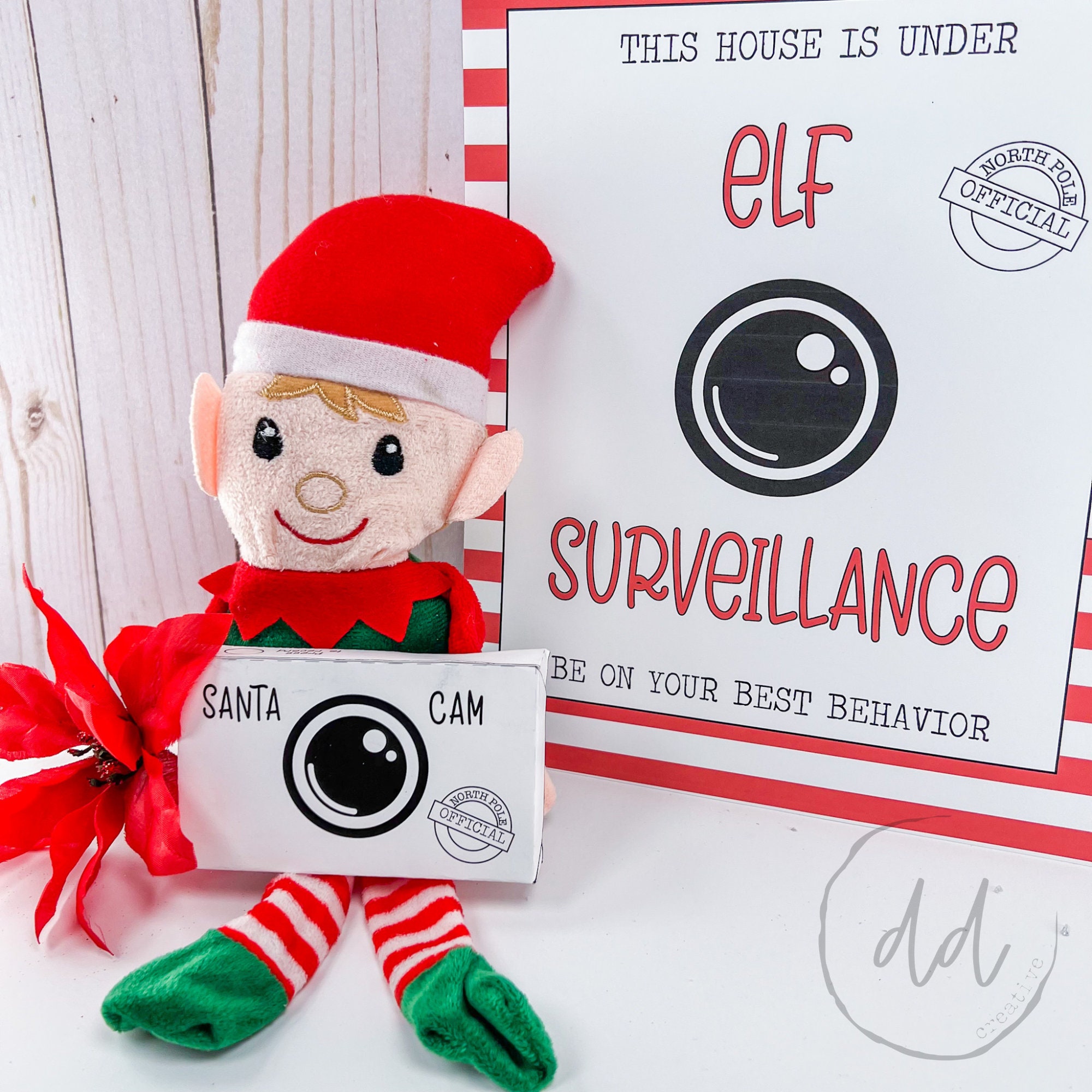 Elf Surveillance Bundle Santa Spy Cam Kit Santa is Always - Etsy