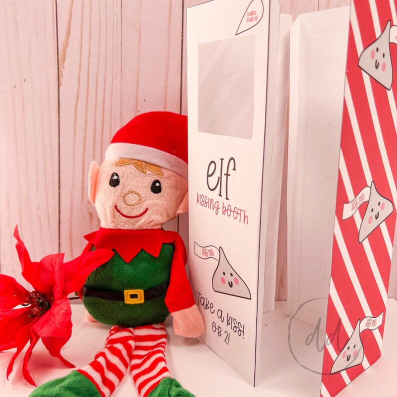 Elf Christmas Kit Activity Prop, Best Seller, Elf Kissing Booth, Elf ...