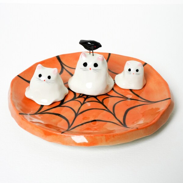 Ceramic Cat Dish - Etsy