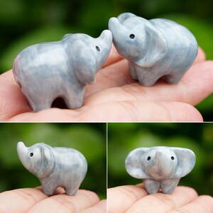 Handmade Miniature Elephants, Baby Elephant, Lucky Elephants, Gift for ...
