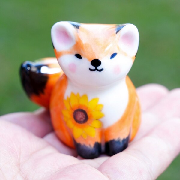 Ceramic Fox - Etsy