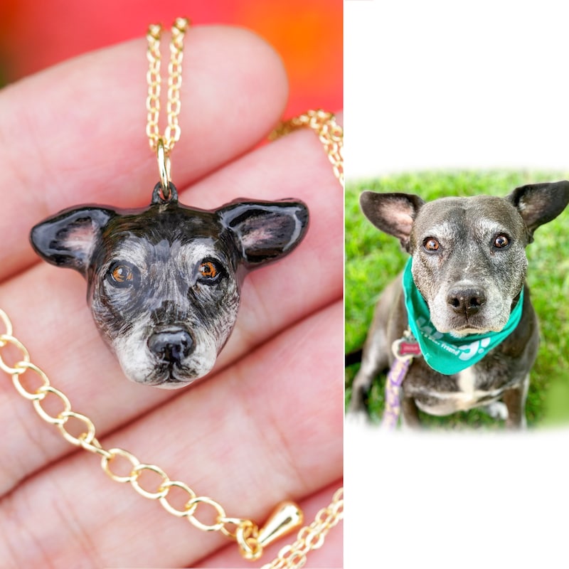 Dog Necklace - Etsy