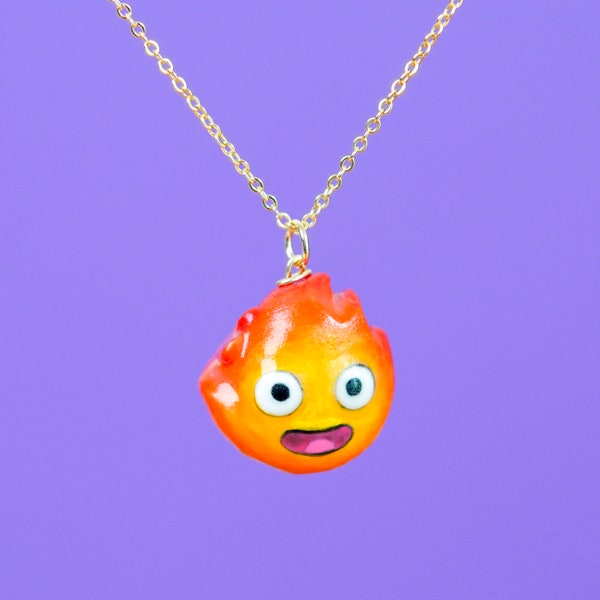 Calcifer Charm - Etsy