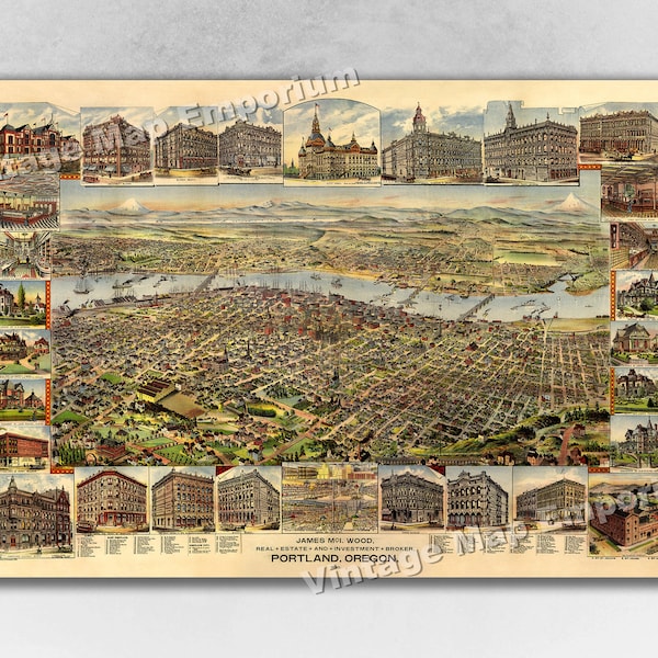 Portland, Oregon Art - Etsy