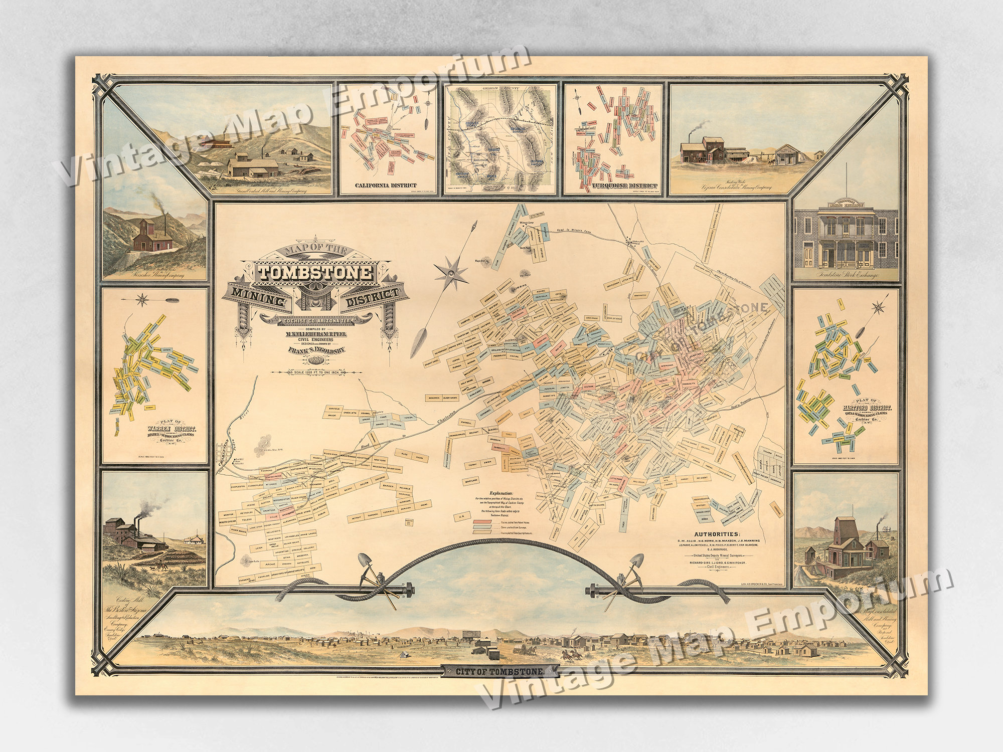 Tombstone Arizona Map
