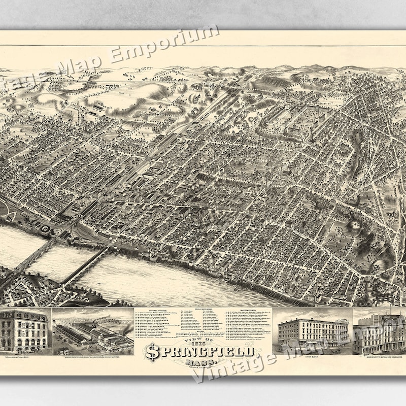 Springfield Massachusetts - Etsy