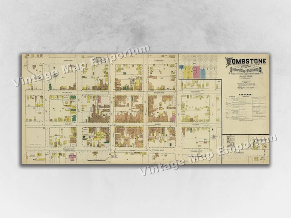 Tombstone Arizona Map