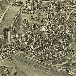 1901 Mckee's Rocks, Pennsylvania Map - Panoramic Old City Map ...