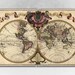 1720 Mappe Monde Du Roy Old World Exploration Map Guillaume De L'isle Wall Map Historic Art ...