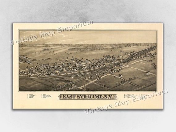 East Syracuse Minoa Map