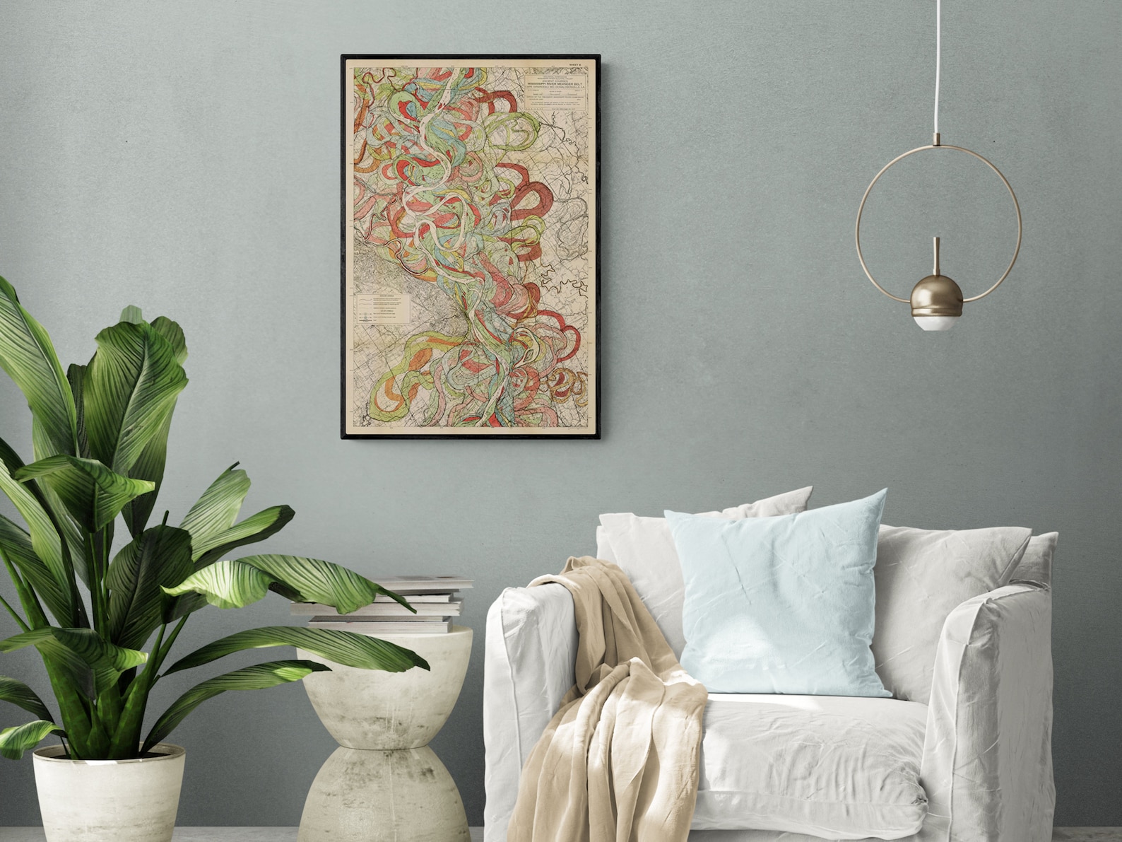 Sheet 6 - Fisk Mississippi River Meander Belt Map - Ancient Courses of ...