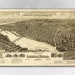 1892 Laredo, Texas Map Panoramic Old City Map Historic Birds Eye View ...