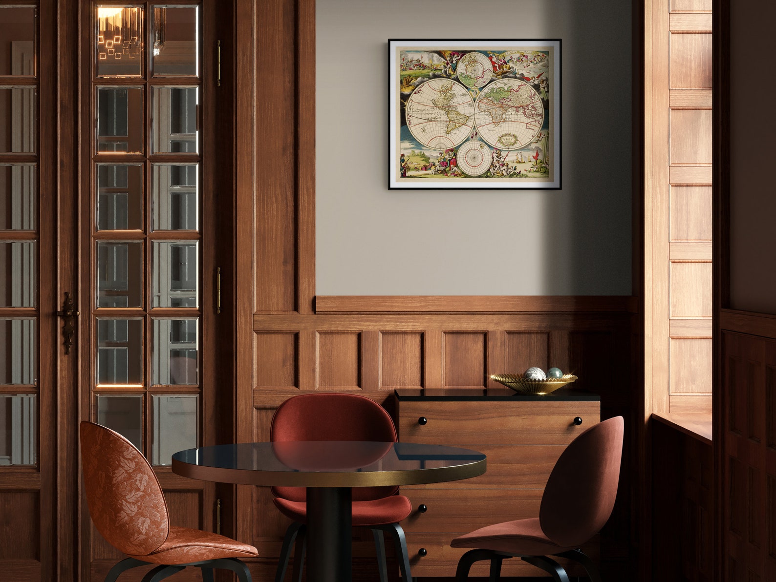 1703 World Map Nova Totius Terrarum Orbis Tabula Historic | Etsy