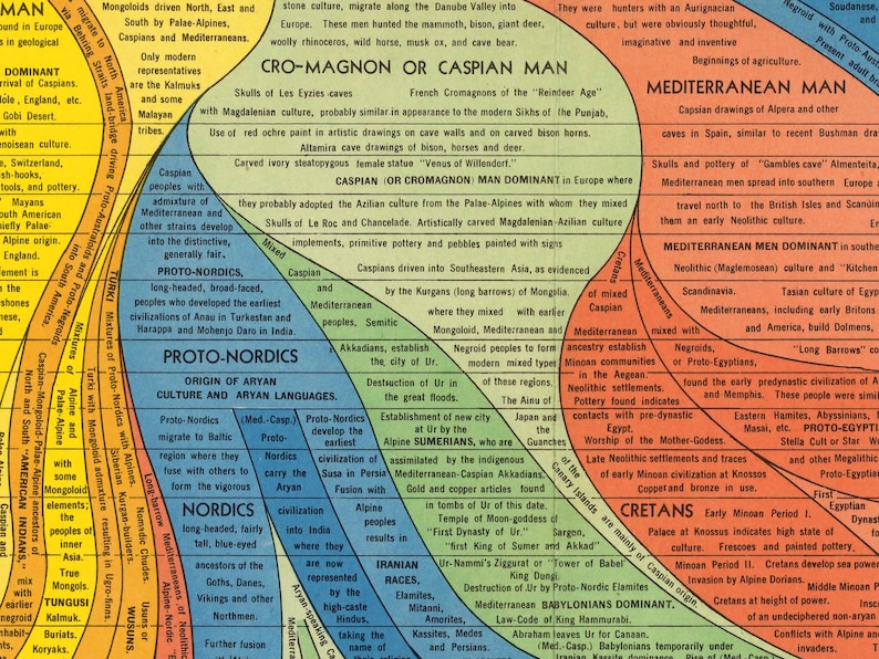The Histomap of Evolution Descent From the Dawn of Life to - Etsy