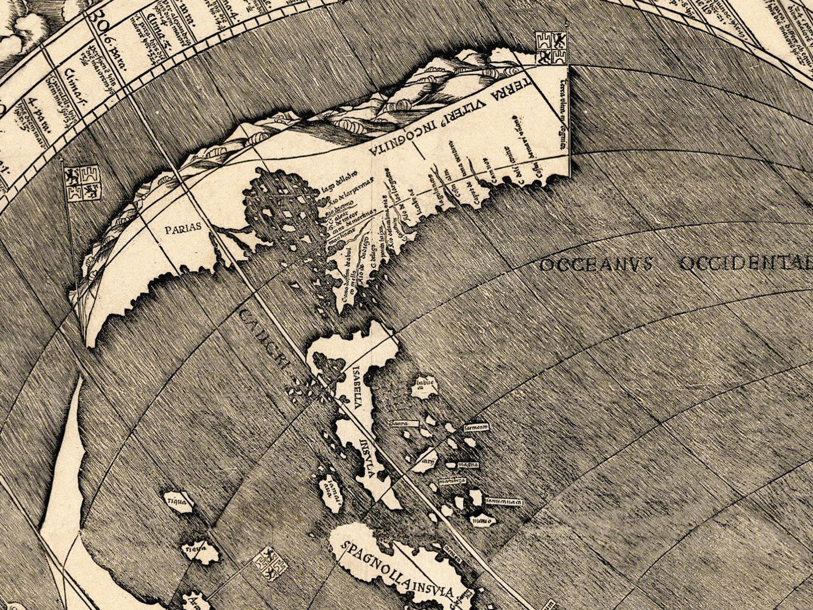 1507 Waldseemuller Map of America Universalis Cosmographia - Etsy