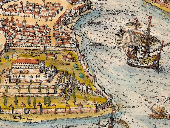 Walls Of Constantinople Drawing