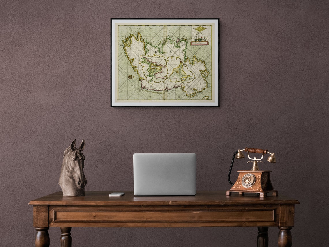 1702 Map of Ireland a New and Correct Chart of the - Etsy