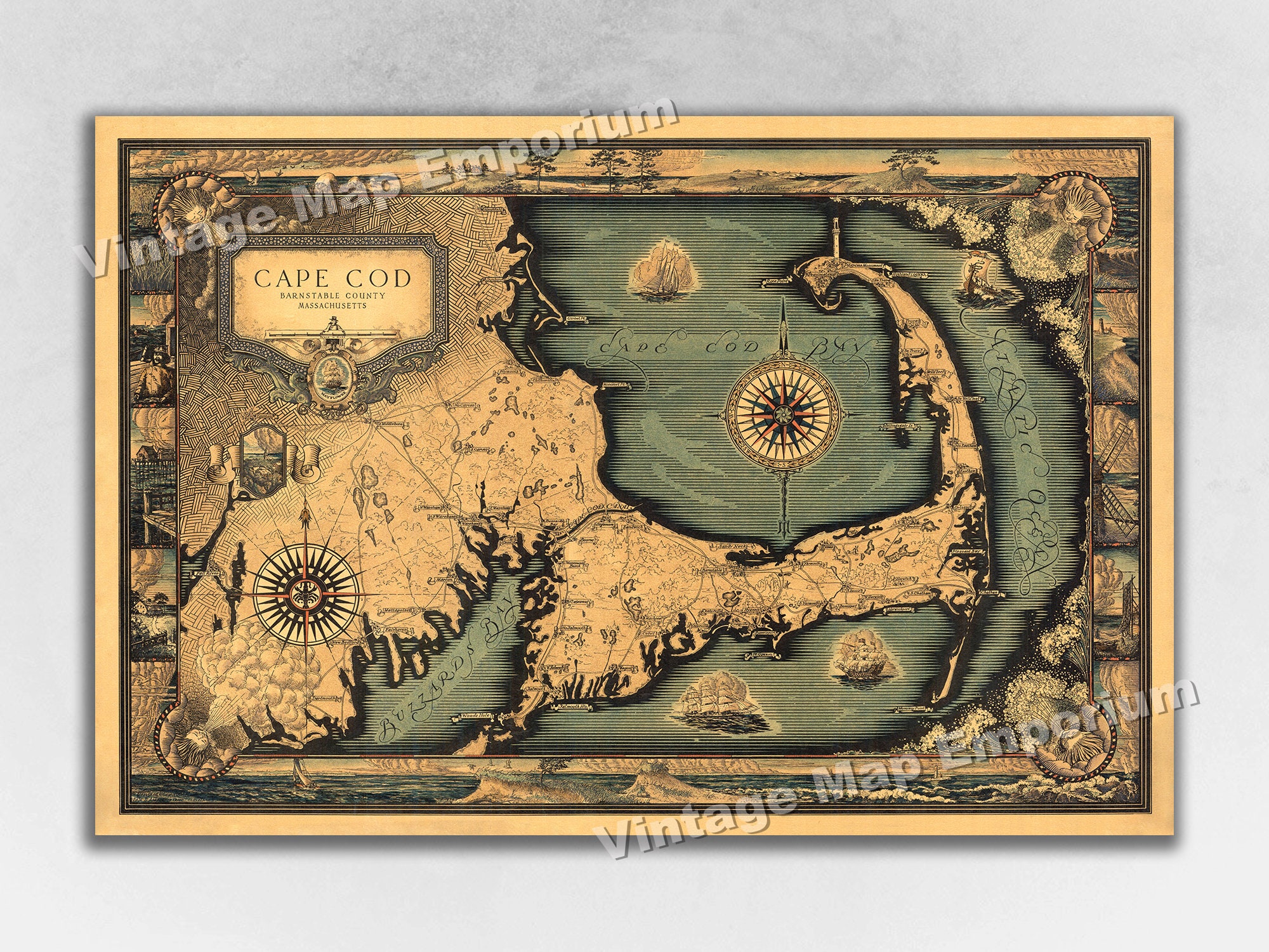 Cape Cod History Maps