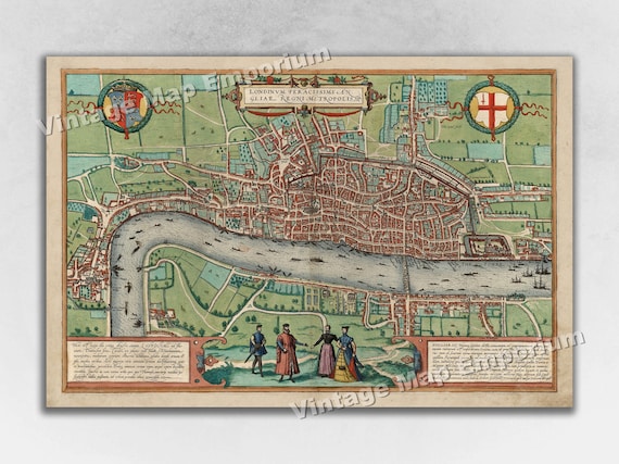 Historical Map Of London
