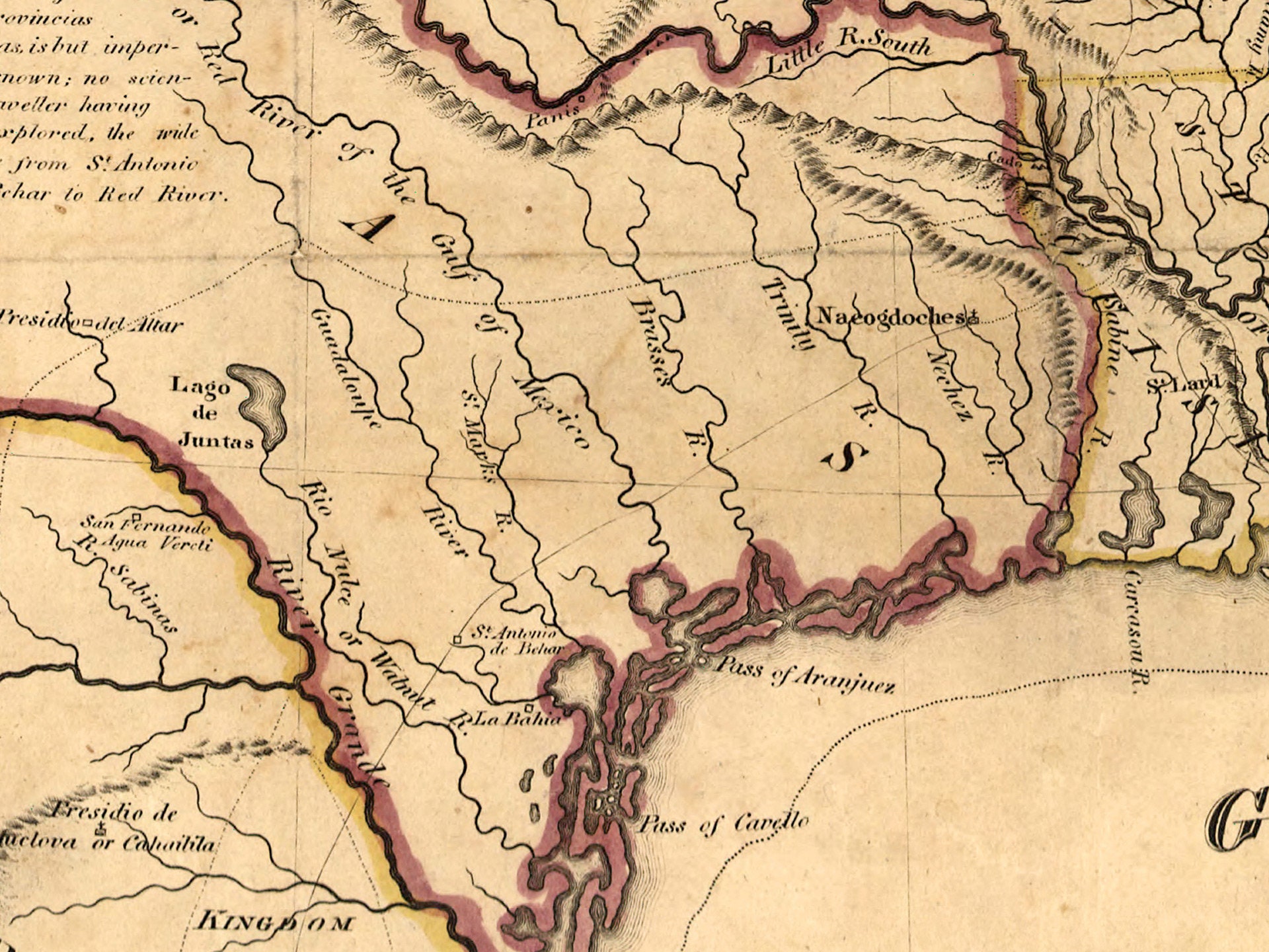 1818 Map of United States Including Louisiana Territory Art Print Map ...