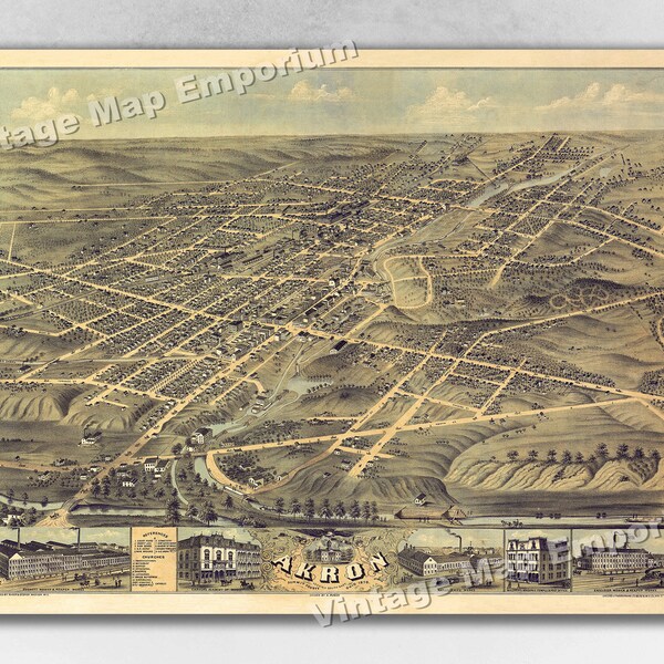 Akron Ohio Decor - Etsy