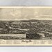 1890 Mingo Junction, Ohio Map Panoramic Old City Map Historic Birds Eye ...