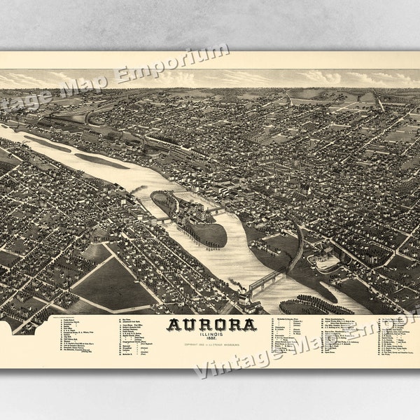 Aurora Illinois - Etsy