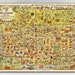 1928 Hilarious Map of Hollywood Vintage Pictorial Map - Vintage ...