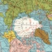 Flat Earth Map - Polar Azimuthal Equidistant Projection 1943 WWII Wall ...
