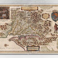 Glocester Rhode Island 1870 Old Town Map Reprint With Homeowner Names ...