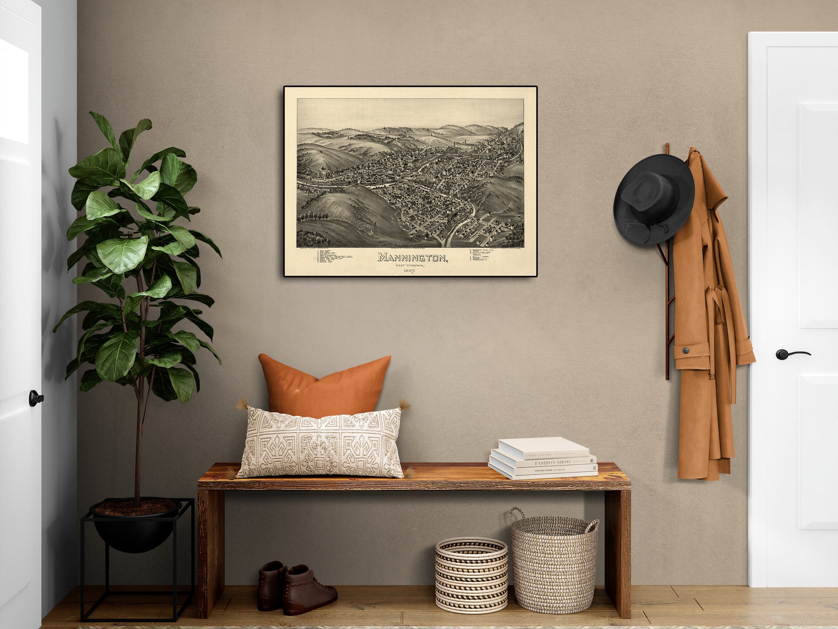 Mannington Wv City Map