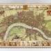 1688 Map of London - Hollar's Historic City Plan of Early London ...