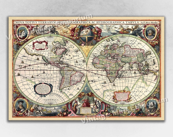 1757 Colonial Map, Map of British Colonies, North America, OLD Map of ...