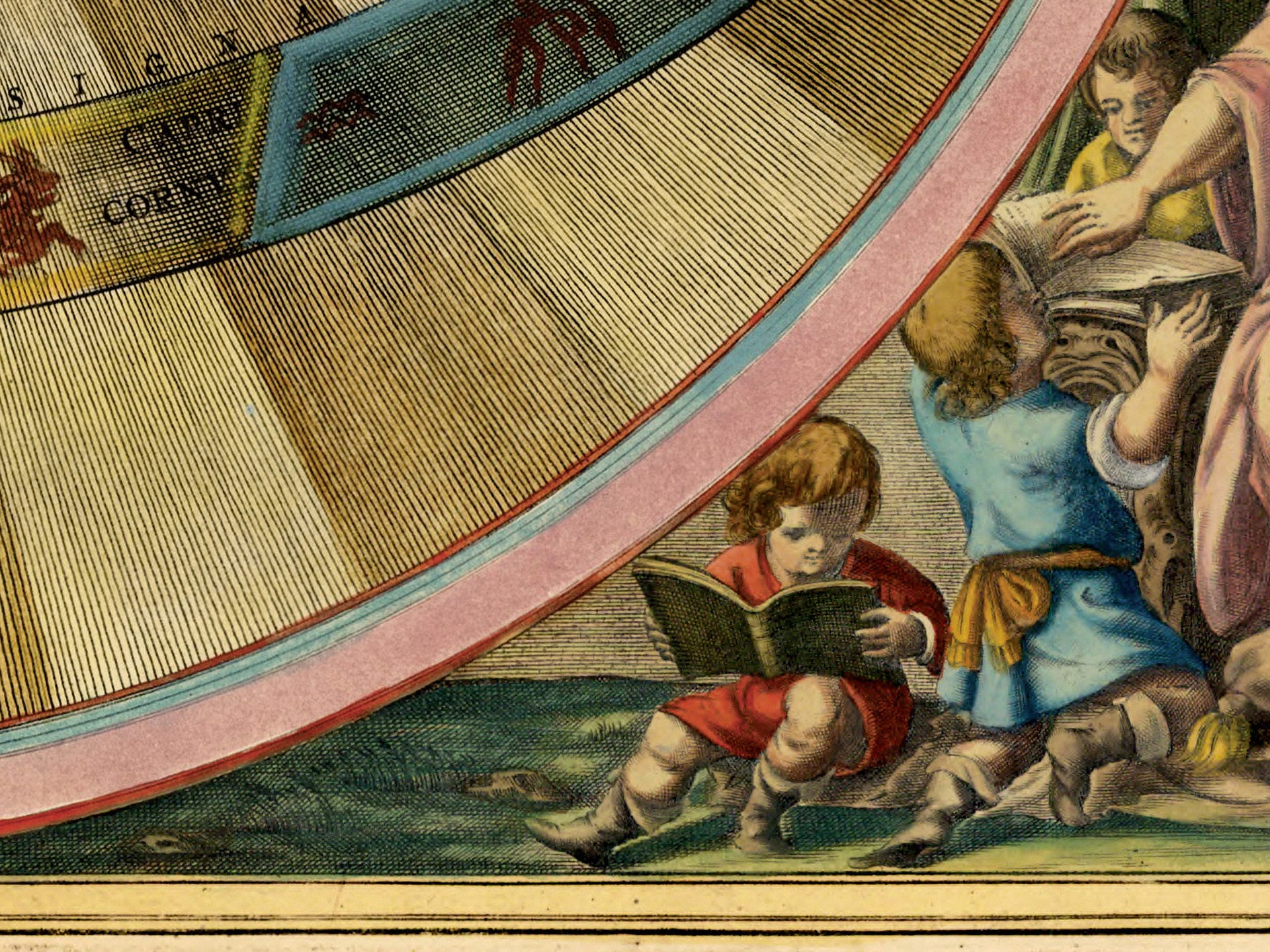 1660 Celestial Map Print Plate 5 the Copernican World - Etsy