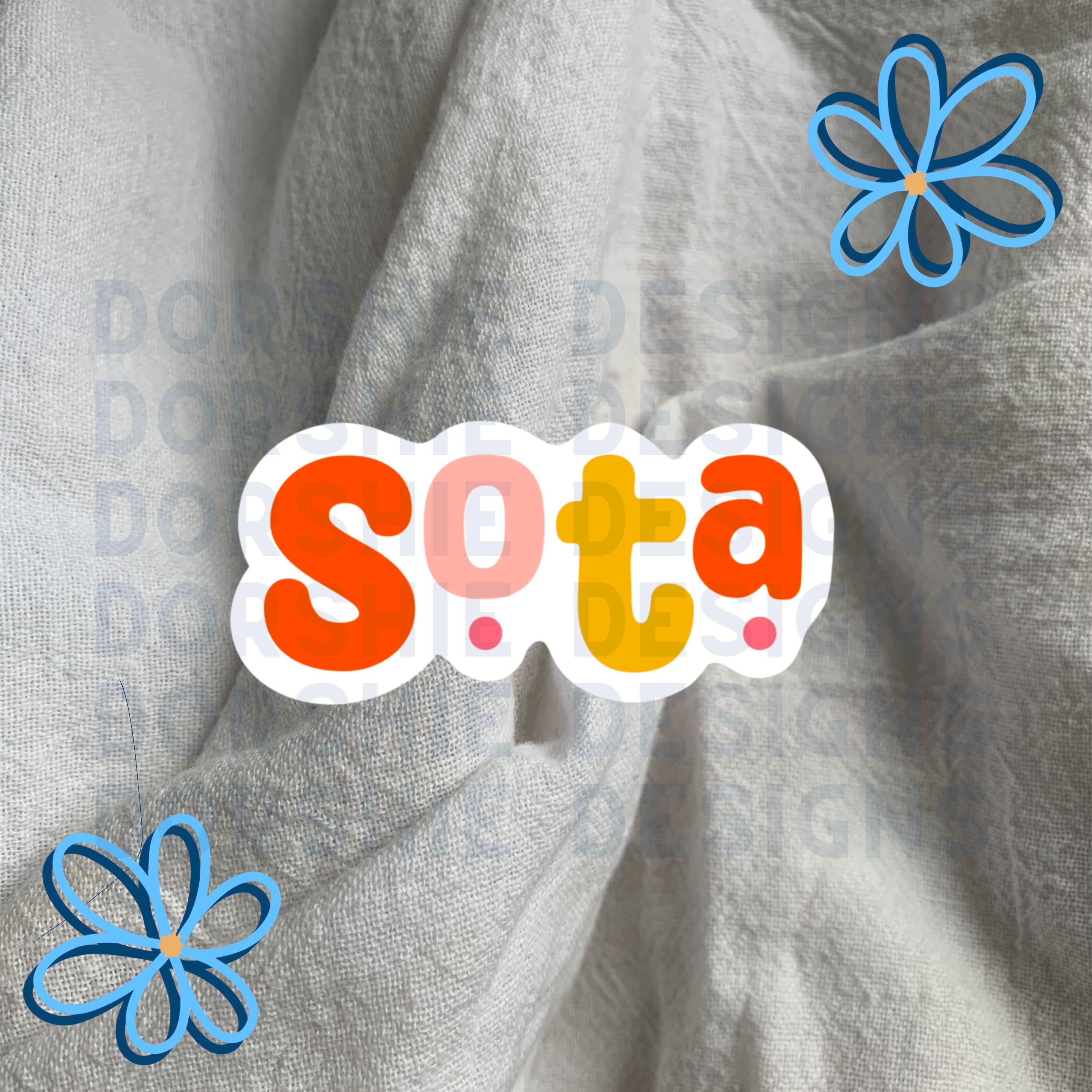 Sota Sticker - Etsy