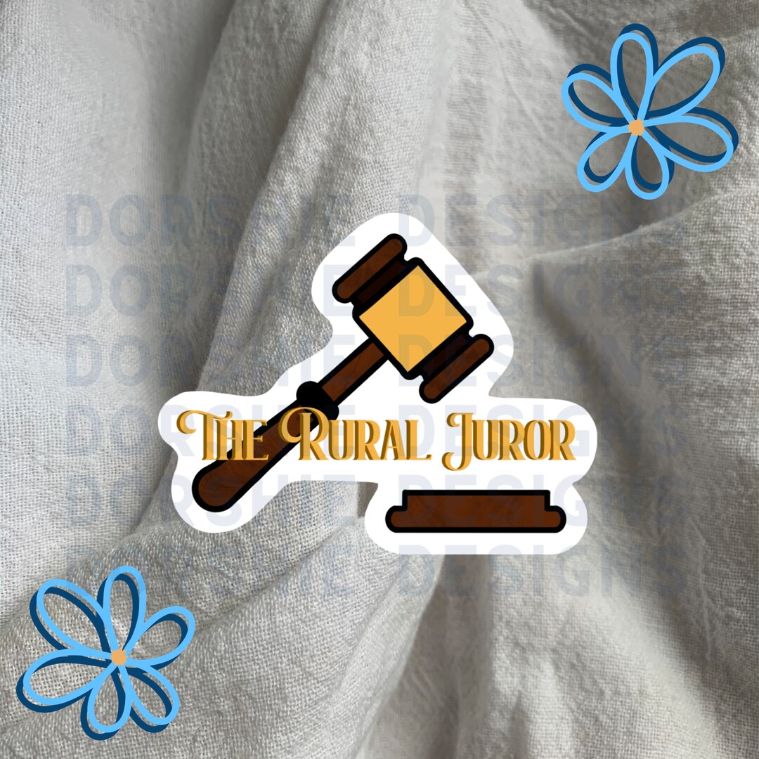 The Rural Juror Sticker - Etsy