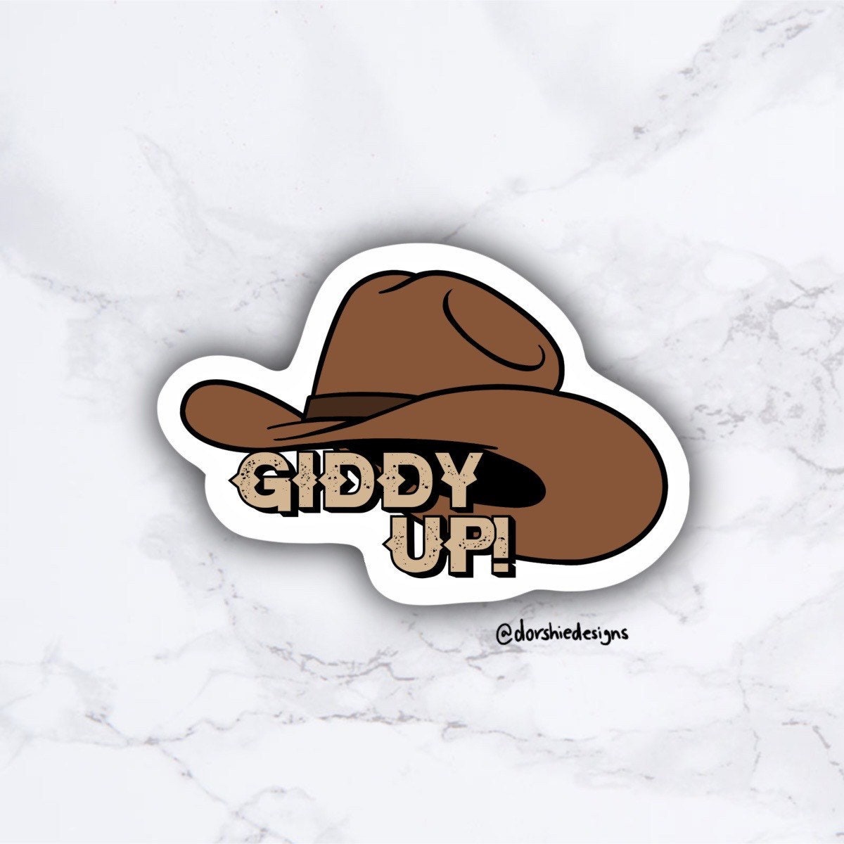 Giddy up Sticker - Etsy