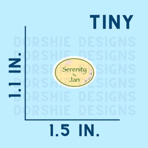 Serenity by Jan Label Sticker - Etsy