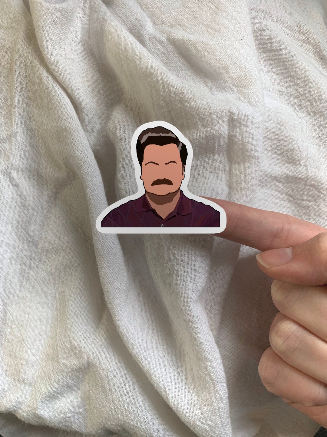 Ron Swanson Sticker - Etsy