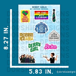 Derry Girls Sticker Sheet - Etsy