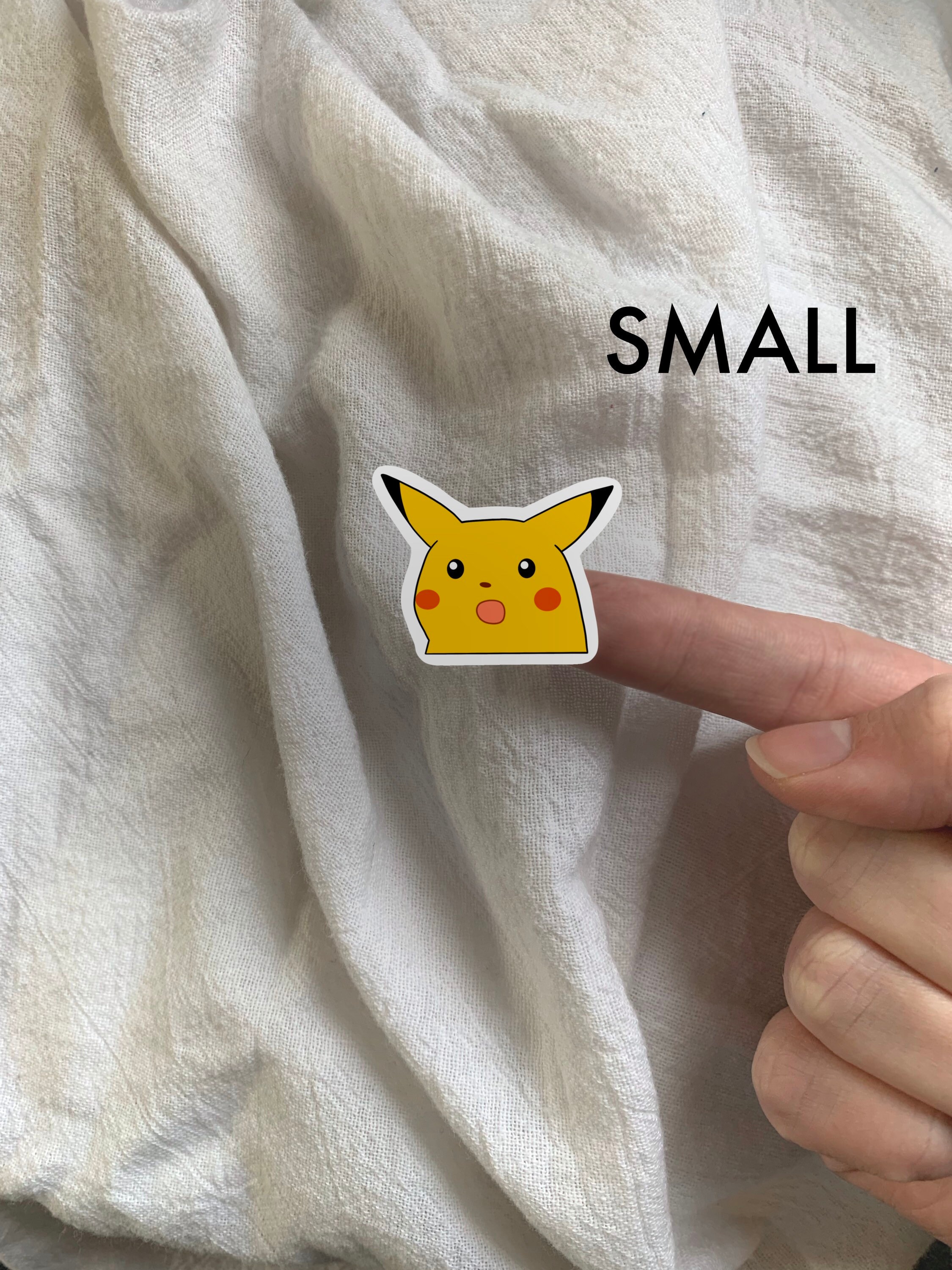 Surprised Pikachu Meme Sticker - Etsy